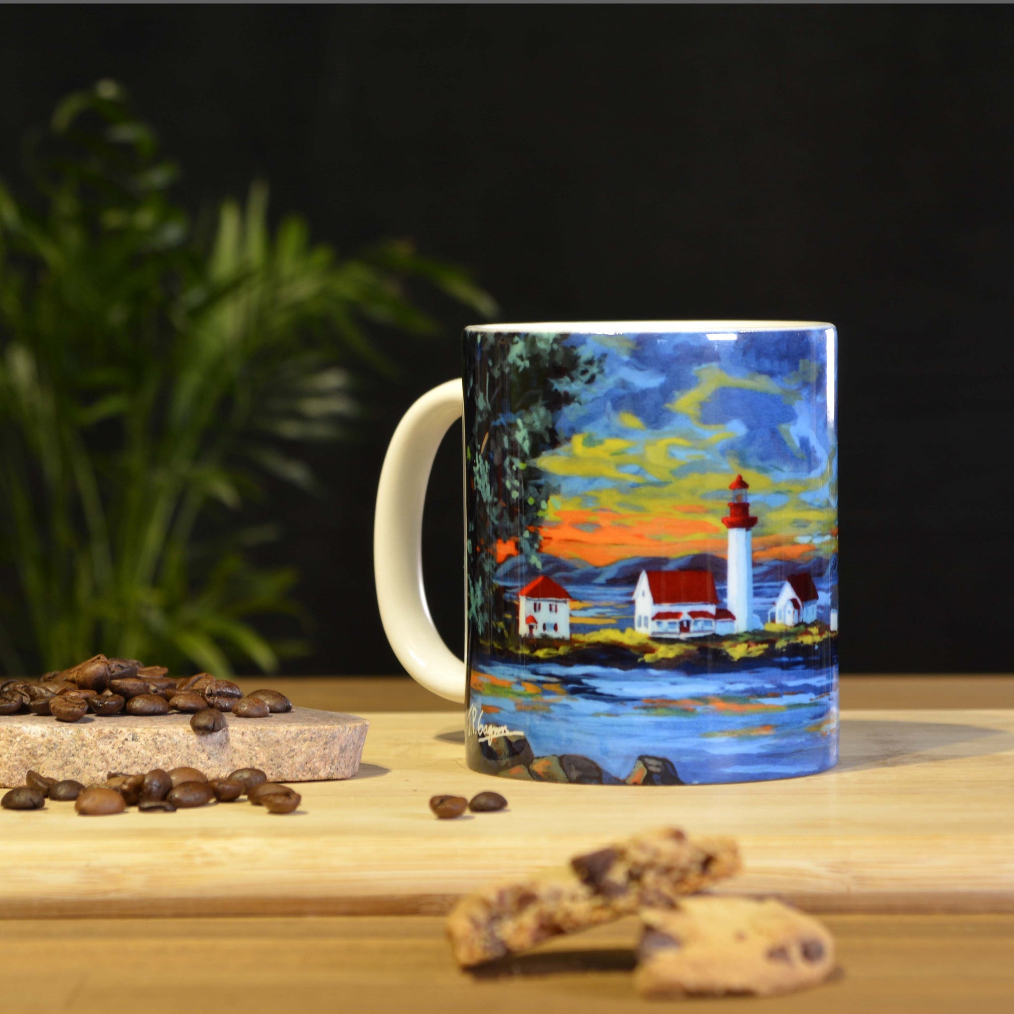 Tasses avec impressions d'art variées – Atelier du peintre Jean-Pierre ...